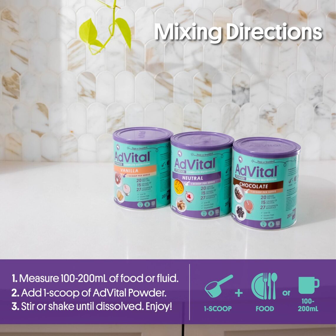 AdVital Nutritionally Complete Neutral Powder